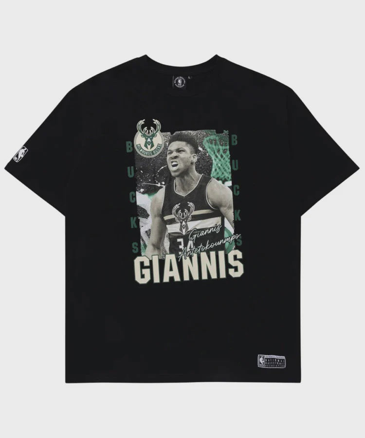 NBAA-O4 (Nba essentials ashland short sleeve vintage tee bucks black ...