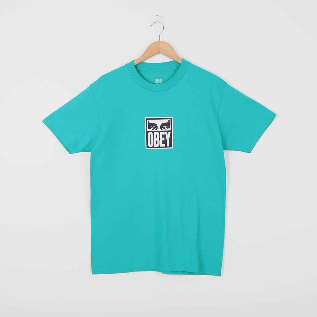 OBA-E (Obey eyes icon 3 classic tee teal) 102291522 – Otahuhu Shoes
